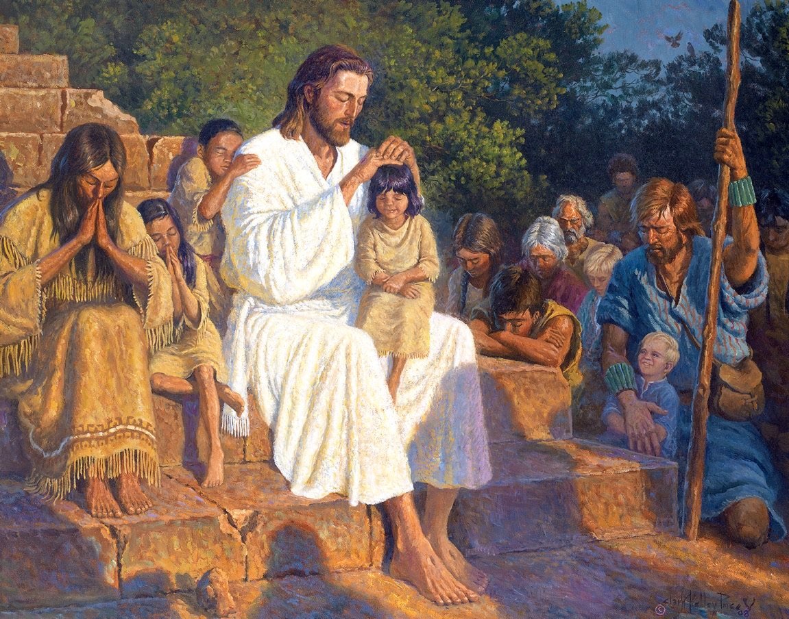 Christ Blessing the Little Children – Clark Kelley Price